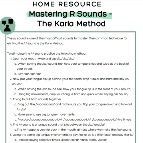 Printables | Holistic Speech